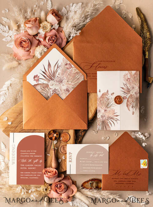 Fall wedding invitations store