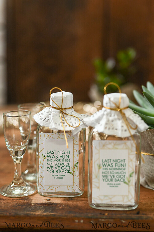 wedding favor ideas hangover kit for day after