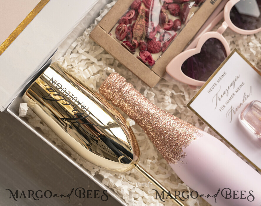 XXL Trauzeugin geschenk fragen box, Brautjungfer Trauzeuge, Möchtest Du ...